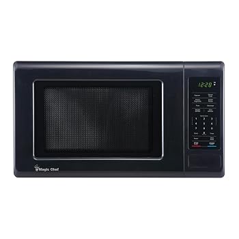 【中古】Magic Chef 0.9 Cubic Feet 900 Watt Stainless Countertop Microwave Oven for Compact Spaces with 6 Pre Programmed Cook...
