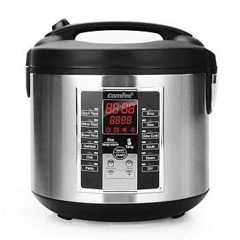 【中古】Comfee MB-M25 20カップ（調理済み）業務用デジタル炊飯器、マルチ炊飯器、フードスチーマー、ステンレススチールの外観【メーカー名】【メーカー型番】【ブランド名】コンフィー(COMFEE') 炊飯器 【商品説明】Comfe...