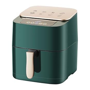 【中古】多機能エアフライヤー 6.5L 大容量エアフライヤー、家庭用多機能 LCD タッチ全自動電気フライヤー、1360W、グリーン Stabilize【メーカー名】【メーカー型番】【ブランド名】YRPEVFGAS エアフライヤー 【商品説...