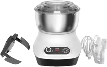 【中古】電気生地こね機 5L 110V パン/キャンディ/ピザ/パスタ/うどん/餃子生地を作るためのパンマシン 簡単な操作時間設定 静音混練機 混練機 家庭用混練機、大容量シェフマシン、蒸しパンマシン、自動生地発酵機、パン製造機、生地発酵【...