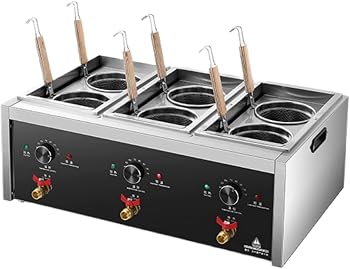 【中古】ArcticDeer で麺器 業務用家庭用 温度調節40-110℃ 保温機能 省エネ 防錆ステンレス うどんラーメンパスタ対応 時短調理 お手入れ簡単 飲食店推奨 シルバー (単気筒2穴,シルバー)【メーカー名】【メーカー型番】【ブ...