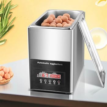 【中古】電気卵調理器ボイラー、800W温泉卵調理器、急速卵メーカー＆ポーチャー、9L大容量インテリジェント自動半熟卵半熟卵マシン【メーカー名】【メーカー型番】【ブランド名】WJFRBLUCK(小さな店) スチームクッカー 【商品説明】電気卵...