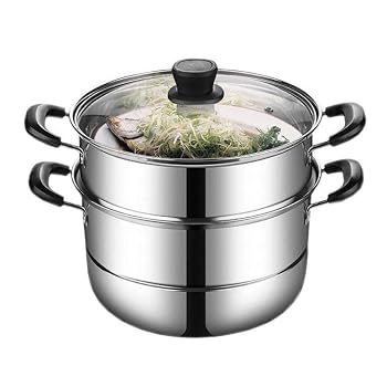 【中古】FUZHCY(たけち) すべての誘導炊飯器に適し現代シンプルなステンレス鋼汽船、掃除のしやすい、使いやすいです、【メーカー名】【メーカー型番】【ブランド名】FUZHCY(たけち) スチームクッカー 【商品説明】FUZHCY(たけち)...