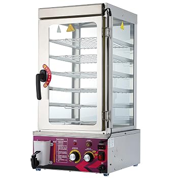 【中古】1500W 蒸しパンウォーマーマシン、6層商業蒸しパンウォーマーマシン、デジタルディスプレイ付き、電気ホットフードウォーマー、30?110℃温度制御、店舗ビュッフェレストラン用【メーカー名】【メーカー型番】【ブランド名】ノーブランド...