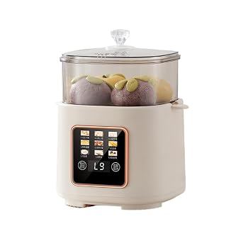 【中古】AOUTN電気蒸し器 卵調理器 自動ゆで卵器 24時間予約機能 乾燥焼け防止 二層 でお手入れ簡単 朝食メーカー お粥を作る トウモロコシ 蒸し餃子 温泉卵 半熟卵 固ゆで卵 キッチン用品 300W/110V (蒸し器 + ボウル ...