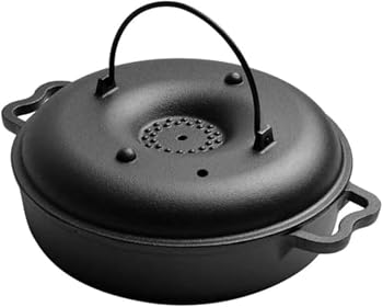 【中古】IWEJ 焼き芋器 鋳鉄製 石焼きいも器 IH・ガスコンロ両対応 防錆 速熱均一 多機能 家庭・アウトドア用 (28cm)【メーカー名】【メーカー型番】【ブランド名】IWEJ スチームクッカー 【商品説明】IWEJ 焼き芋器 鋳鉄製...