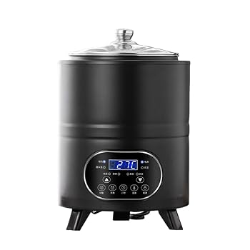 【中古】YNYNヨーグルトマシン 発酵食品機 全自動/甘酒機 自動発酵機 健康食品 業務用 家庭用一定温度制御 ヨーグルト、甘酒、果実酢、パン生地、納豆、日本酒などに適しています 多機能 8L/12L 大容量 (8L,ブラック)【メーカー名...