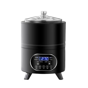 【中古】業務用ヨーグルトメーカー 8L/12L オプション 大容量 304ステンレススチール内装 全自動業務用 恒温酵素 ライスワイン フルーツ発酵タンク 家庭用電気ヨーグルトインキュベーター (8 L,ブラック)【メーカー名】【メーカー型...