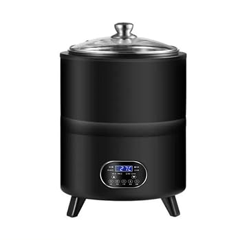 【中古】【Poaery】ヨーグルトマシン 電気ヨーグルト断熱ボックス 酵素発酵ボックス ステンレス製 大容量 恒温 全自動 発酵機能 米酒 フルーツ発酵 家庭用 業務用 8L 12L 使いやすい 多用途 (12L,黒)【メーカー名】【メーカ...