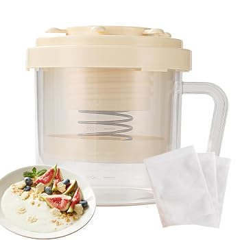 【中古】NevPuose ヨーグルトメーカー、蓋付きヨーグルトストレーナー - 自家製チーズや高級食品ジュースの準備のための多機能家庭用キット【メーカー名】【メーカー型番】【ブランド名】NevPuose ヨーグルトメーカー 【商品説明】Ne...