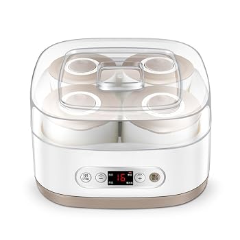 【中古】電気納豆発酵器、ヨーグルト納豆マシン、家庭用バーデザートショップ用自動ヨーグルトマシン、耐高温容器とスマートパネルコントロール、キッチンカフェレストラン用【メーカー名】【メーカー型番】【ブランド名】IWAOE ヨーグルトメーカー 【...