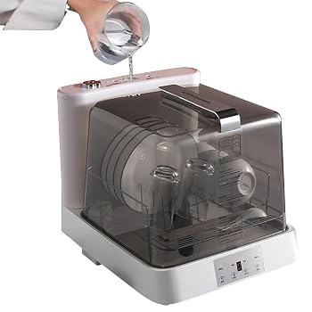 【中古】LED卓上食器洗い機、900Wポータブル電気食器洗い機、6リットル内蔵水タンク付きコンパクト食器洗い機、接続不要、4つの洗浄プログラム【メーカー名】【メーカー型番】【ブランド名】PEIXEN 食器洗い乾燥機 【商品説明】LED卓上食...