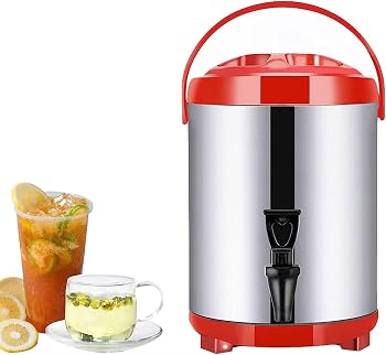 【中古】ボイラーウォーマーコーヒー壷ステンレス鋼湯沸かし器ディスペンサーカバーと栓付き、ミルクティーバケツ断熱バレル-8L (12L)【メーカー名】【メーカー型番】【ブランド名】TRTDYF 電気ポット 【商品説明】ボイラーウォーマーコーヒ...