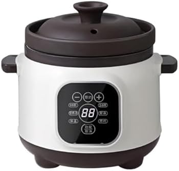【中古】GoufuGui 電気煮込み鍋 パープルクレイ電気シチューポット 電気鍋 鍋 ??? ?? 1.8L /3.8L家庭用全自動防水シチューポット セラミックスープポット スロークッカー 自動予約防水シチューポット 電気ポット 煮込み料...