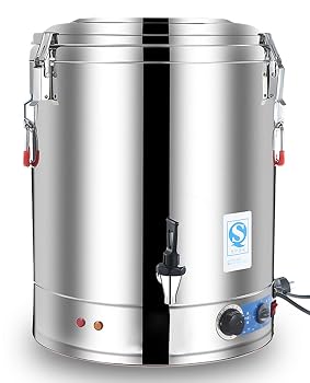 【中古】業務用温水ボイラーディスペンサー、40L大容量ケータリング壺、ステンレススチール、温度調節30-110°C、カフェ、オフィス、自宅用 (A)【メーカー名】【メーカー型番】【ブランド名】pcagfaajmh 電気ポット 【商品説明】業...