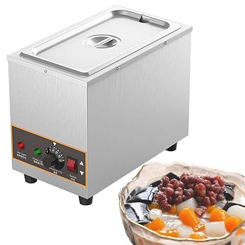 【中古】チョコレート溶解ポット、業務用チョコレートテンパリングマシン、800W電気コーヒーチーズメルター、食品保持炉、自動タピオカパールウォーマーマシン、30?95℃調節可能、6L【メーカー名】【メーカー型番】【ブランド名】SWDDMGC ...
