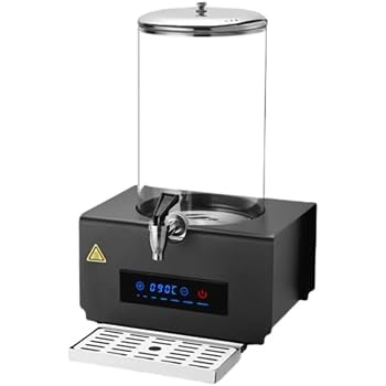 【中古】Yubbuio 蛇口付きガラス魔法瓶バケツ 11L デュアルヘッド ブラック 熱いお茶 コーヒー 冷たい牛乳 ジュース用 飲料ディスペンサー カフェテリア向け (7L,ブラック)【メーカー名】【メーカー型番】【ブランド名】Yubbu...