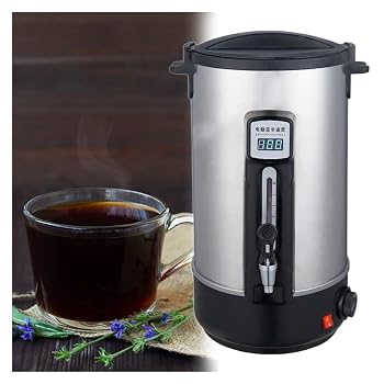 【中古】業務用コーヒーメーカー 200杯 大型 30L 電気ポット 電動コーヒー烏龍茶サーバー 2500W 急速加熱 デジタル温度表示 省エネ スタンレススチール レストラン オフィス 結婚式 宴会 喫茶店 向け【メーカー名】【メーカー型番...
