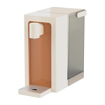 【中古】NYHGOXM 卓上ウォーターサーバー 電気ポット 3秒瞬間湯沸かし 5段温度調節 タッチパネル 定量給水 チャイルドロック コンパクト設計 お手入れ簡単 安心機能 空焚き防止付き オレンジ色 (オレンジ色)【メーカー名】【メーカー...