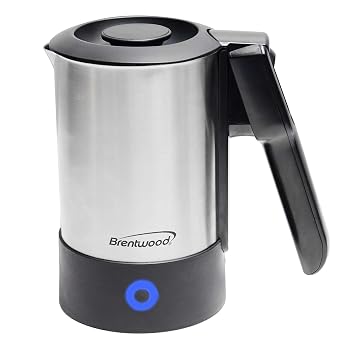【中古】BRENTWOOD KT-1506S Dual-Voltage Stainless Steel Electric Travel Kettle, 20 ounces, Silver【メーカー名】【メーカー型番】【ブランド名】Brent...