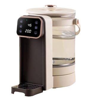【中古】Emidor カウンタートップウォーターディスペンサー 電気ケトル 使いやすいウォーターディスペンサー 3Lのインスタント温水と冷水 ベビーフードを温かく保ち LCDディスプレイ 10秒で水を加熱 110Vの安全設計 操作が簡単 家...