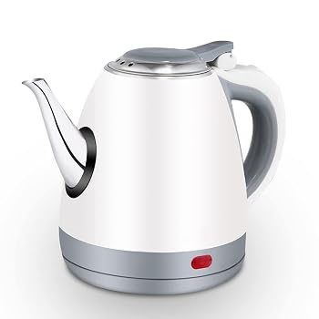 【中古】-急速沸騰ステンレス鋼湯沸かし器、二重断熱、ケトル自動電源オフ、1.2L、5分加熱/ホワイト/ピンク Comfortable anniversary【メーカー名】【メーカー型番】【ブランド名】KAMNIK 電気ケトル 【商品説明】-...