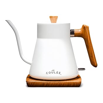 【中古】Coul?e グースネックケトル、エレガントなケトル、注ぎやすい、プレミアム食品グレードの304ステンレススチール、1200W、ワンクリック操作【メーカー名】【メーカー型番】【ブランド名】Coul?e 電気ケトル 【商品説明】Cou...