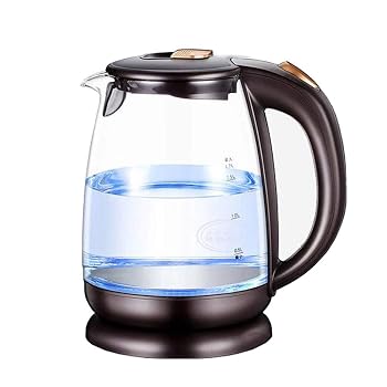 【中古】1.8L電気ケトル、お茶と水用のガラスケトルウォーターボイラー、LED照明付きコードレス温水ボイラー、自動シャットオフとボイルドライ保護、静かな高速ボイラー、ワンボタン操作【メーカー名】【メーカー型番】【ブランド名】Generic ...