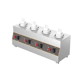 【中古】業務用電気ソースウォーマーディスペンサー チーズディスペンサー ポンプ付き ホットファッジチーズキャラメルジャムソース温め30〜85℃。 (4つの仕切りがあるソースウォーマー,110v)【メーカー名】【メーカー型番】【ブランド名】H...