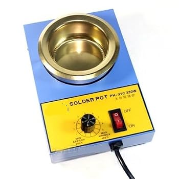【中古】100 ワット/150 ワット/250 ワット/300 ワット/180 ワット/280 ワット/380 ワットポータブル電気はんだポット溶解錫はんだポット 200-480 度(31C 250W)【メーカー名】【メーカー型番】【ブラン...