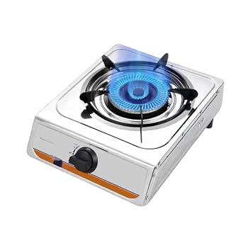 【中古】シングルバーナーガスストーブ、5.2KW卓上ガスコンロ、家庭用LPG/ナチュラルカウンタートップ、失炎保護とステンレス鋼パネル付き(LPG)【メーカー名】【メーカー型番】【ブランド名】ノーブランド品 ガステーブル 【商品説明】シング...