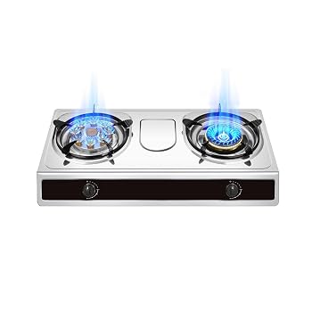 【中古】5.2kW卓上デュアルバーナーガスストーブ、厚手のステンレス鋼パネル五角形ポットラック、お手入れ簡単、寸法71x37x11cm(LPG)【メーカー名】【メーカー型番】【ブランド名】ノーブランド品 ガステーブル 【商品説明】5.2kW...