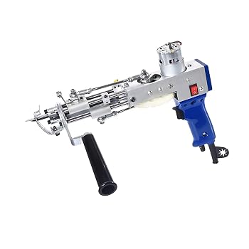 【中古】Mdikawe カットパイルタフティングマシン,5-40 ステッチ/S 針刺繍ミシン - 360°調節可能なハンドルラグの裏地と糸、タフティングラグ、【メーカー名】【メーカー型番】【ブランド名】Mdikawe 職業用刺しゅう機, ラ...