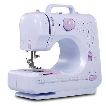 【中古】電動ミシン 家庭用ミシン ミシン12ステッチ2スピードでフットペダル コンパクト 初心者向き (色 : 紫の, Size : One size)【メーカー名】【メーカー型番】【ブランド名】Weibeijia 電動ミシン 【商品説明】...
