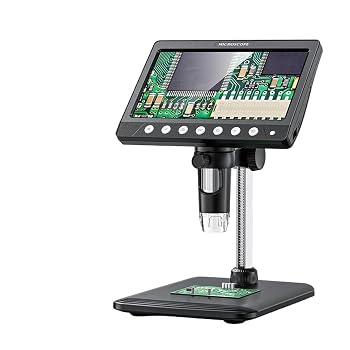 【中古】デジタル顕微鏡 7インチ IPS デジタル顕微鏡 5MP コイン型 1200倍拡大鏡 ビデオ 8 LEDライト マイクロスコープ【メーカー名】【メーカー型番】【ブランド名】BXEJKIF 顕微鏡 【商品説明】デジタル顕微鏡 7インチ...