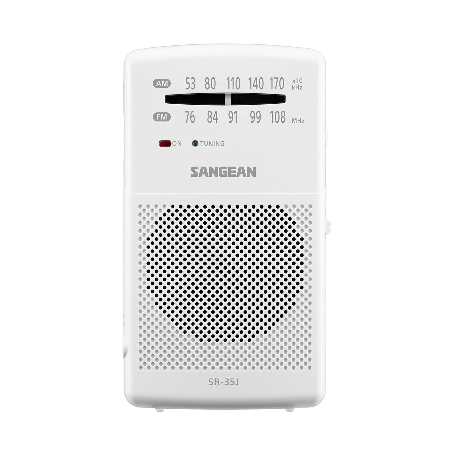 【中古】【国内正規品】Sangean SR-35J AM/FM アナログポケットラジオ 内蔵スピーカー搭載、コンパクトサイズ、3.5mmヘッドホン端子 (ホワイト)【メーカー名】【メーカー型番】【ブランド名】Sangean ポータブルラジオ...