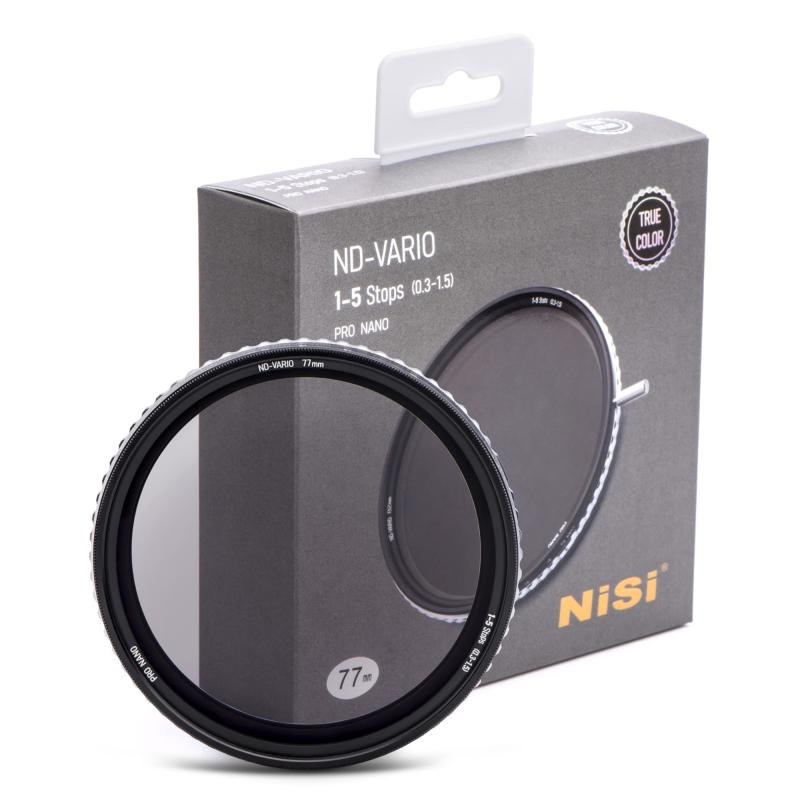 NiSi 可変NDフィルター TRUE COLOR VARIO 1-5stops (ND2~32)