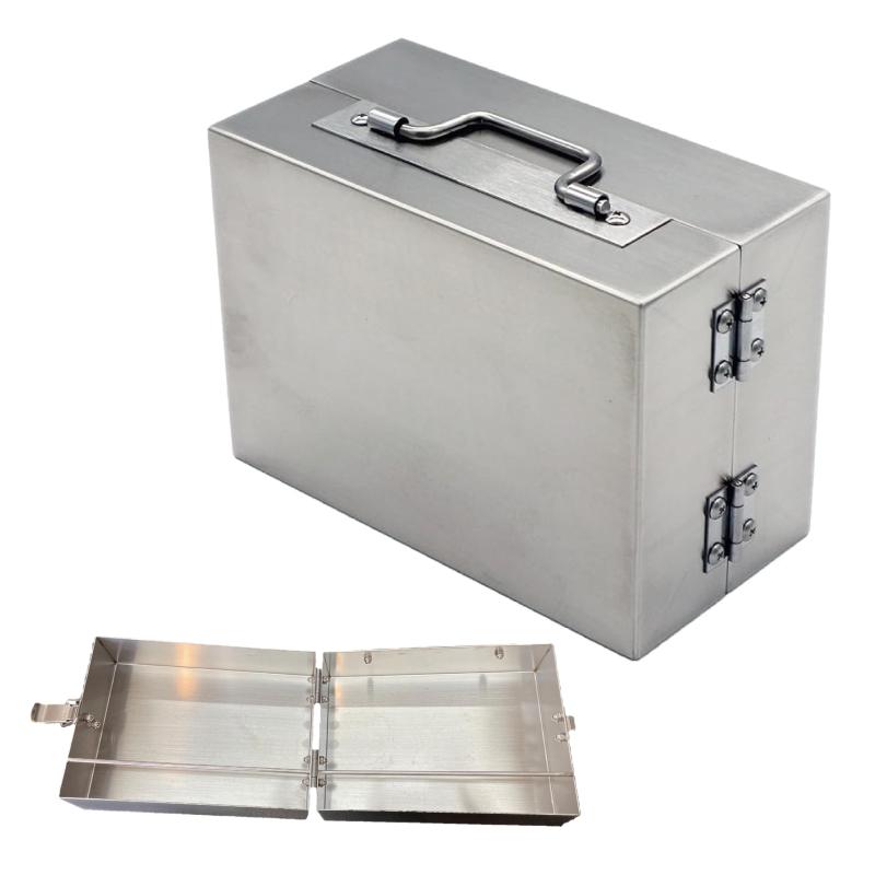 RODGERS ステンレススパイスボックス スパイスボックス アウトドア キャンプ キッチン 調味料 クッキングツール ケース 収納 おかもち BBQ 調味料ケース ステンレス製 日本製 RG-OD-SPBOX1N材質：ステンレス（SUS3...