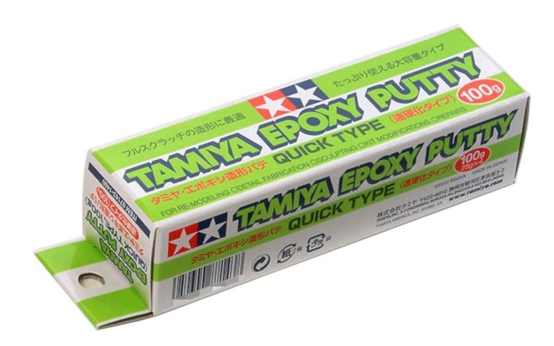 タミヤ メイクアップ材シリーズ No.143 エポキシ造形パテ(速硬化タイプ) 100g 模型用素材 87143メイクアップ材シリーズたっぷり使える大容量タイプのエポキシ造形パテ混合時の柔らかさや硬化後の切削感、見やすいベージュ色など、使い...
