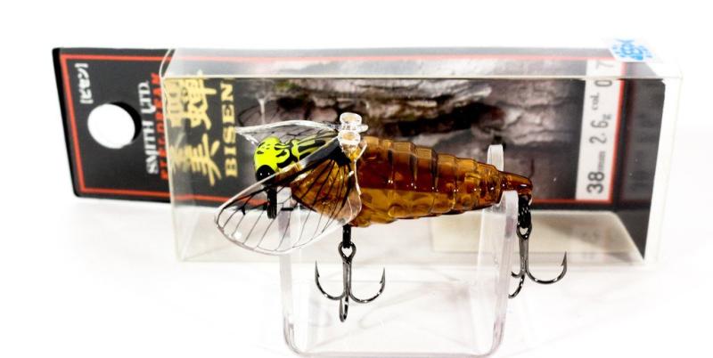 スミス(SMITH LTD) ノイジー 美蝉(ビセン) 2.6g 38mm クリアーブラウン #19主な対応魚種:ブラックバスタイプ:フローティング重量:2.6g / サイズ:38mmカラー:クリアーブラウン #19フック:#12(シラスミ...