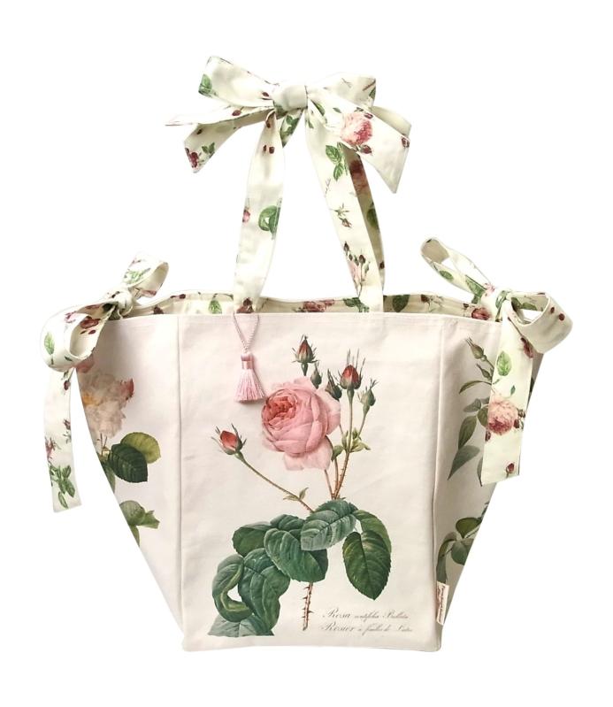 ルドゥーテ・コレクション MuSun de tote(R) ムスン・デ・トート キャトル・ローズ MDT001 26×19×19cm約縦26×横19×マチ19cm本体重量(kg):0.183素材:表地(キャンバス地)/綿100%(堅仕上げ&...
