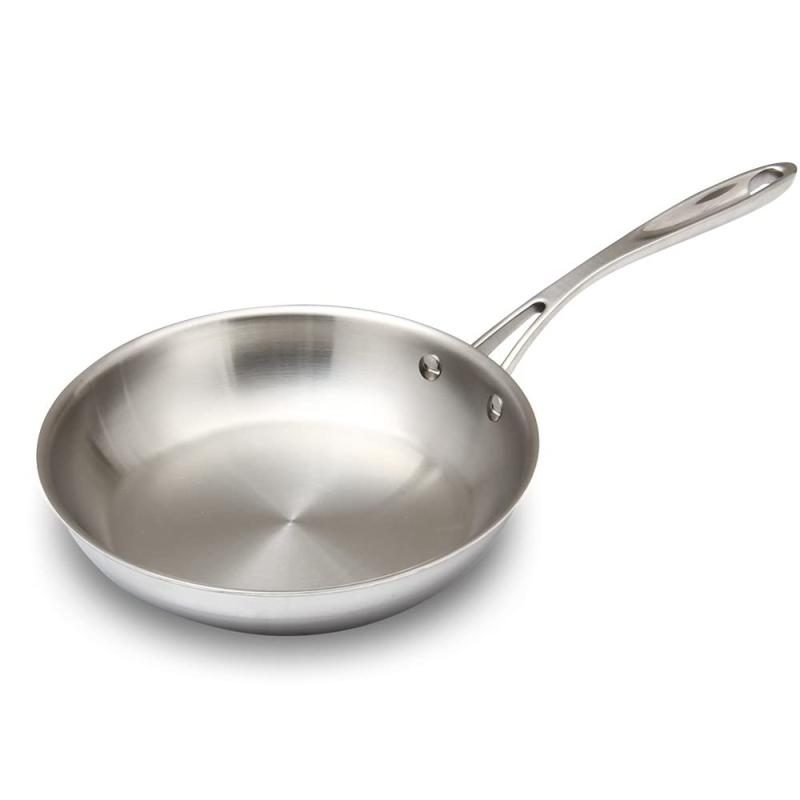 RUSTELA ラステラ 業務用ステンレスフライパン 28cm 三層構造 IH対応 食洗器対応 コーティングなし IH/直火両対応熱効率に優れた三層鋼を採用しており、まんべんなく食材に火が通り調理時間の短縮に貢献。ガス火、電磁調理器(IH)...