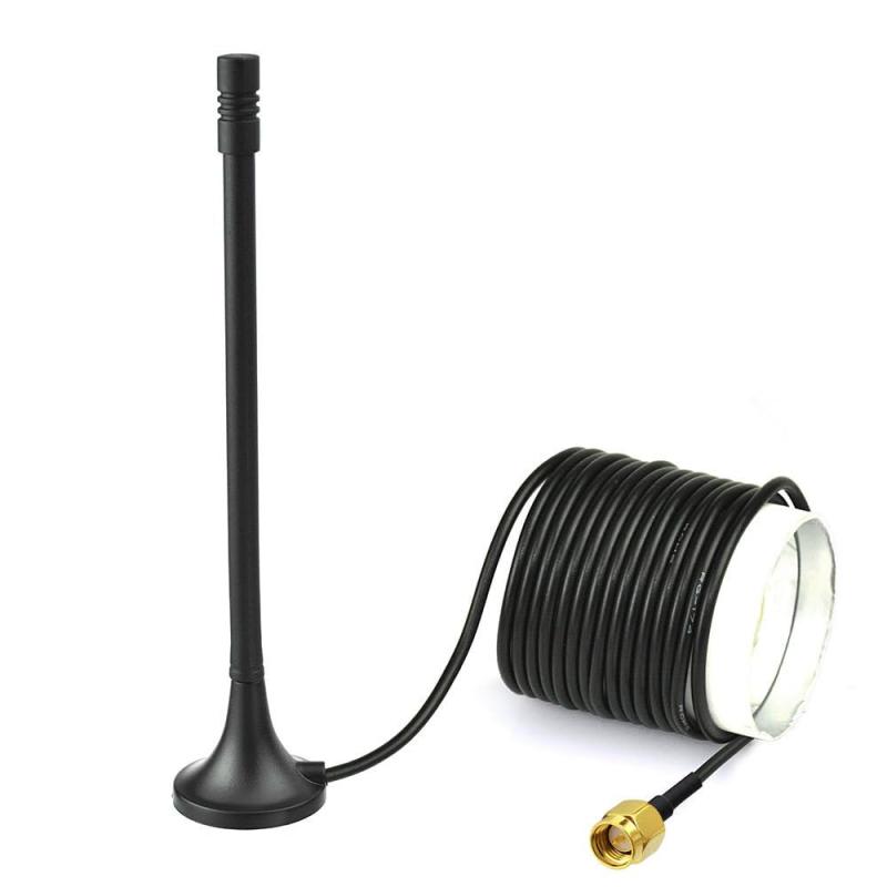 3G LTE アンテナ SMAコネクタ 3.5dBi 850/900/1800/1900/2100Mhz 磁気ベース 3mケーブル延長 GSM/UMTS/HSPA/CDMA/3Gアンテナ HUAWEI用 Wi-Fiルーター・モバイルルーター...