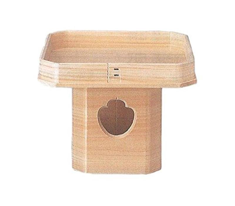 Moa Feteli（モアフェティ） 国産 ひのき三宝・三方 6寸 内祭用 神棚用 神饌 神具 桧三宝 6号 高さ 14.7 幅 18.4 奥行 18.4【規格】 6寸　約 幅 18.4 × 奥行 18.4 × 高さ 14.7(cm) 【材...
