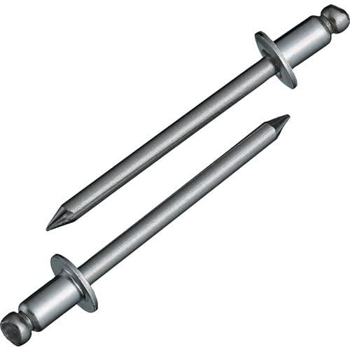 エビ ブラインドリベット300本 NST52EB●ボディ径(φmm) フランジ：4　●下穴径(φmm)：4.1～4.2　●ボディ長さ(mm) フランジ：6.6　●ツバ径(φmm) ：7.9　●適正かしめ板厚 MIN～MAX(mm)：1.2～...