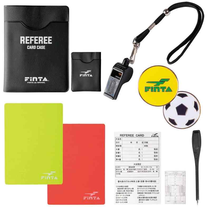 FINTA フィンタ サッカー フットサル レフェリー スターターセットB FT5990 レフリー 審判 レフリー用品 レフリー小物サッカー、フットサルの審判をする時に必要なレフリー小物をセットしたFINTA(フィンタ)のレフェリースタータ...