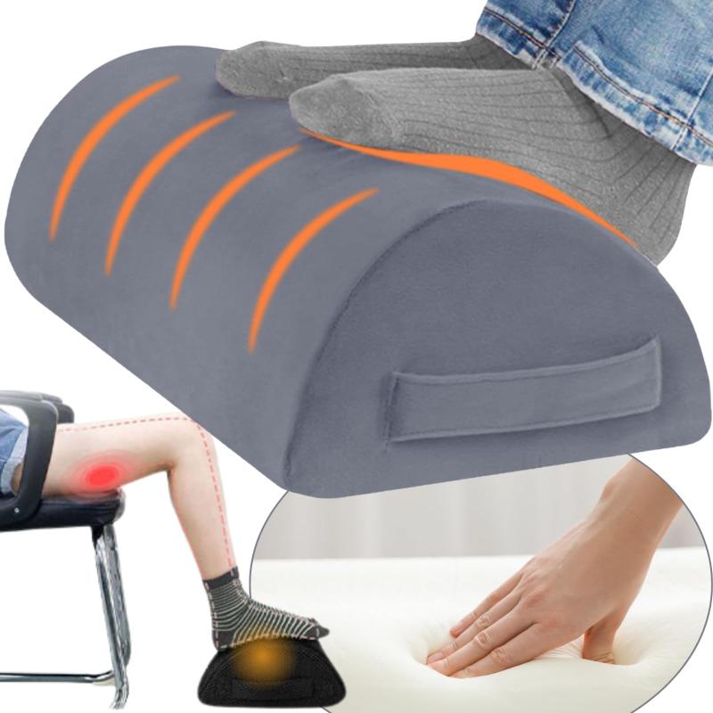 フットレスト オットマン 足枕【 集中力アップ むくみ対策 】 デスク下 足置き 足置き台 飛行機 バス 勉強 受験 快適グッズ 脚 むくみ 解消グッズ✅【ストレス軽減】デスクワーク中に足が地面にしっかりとついていないと、足の疲れや不快感、...