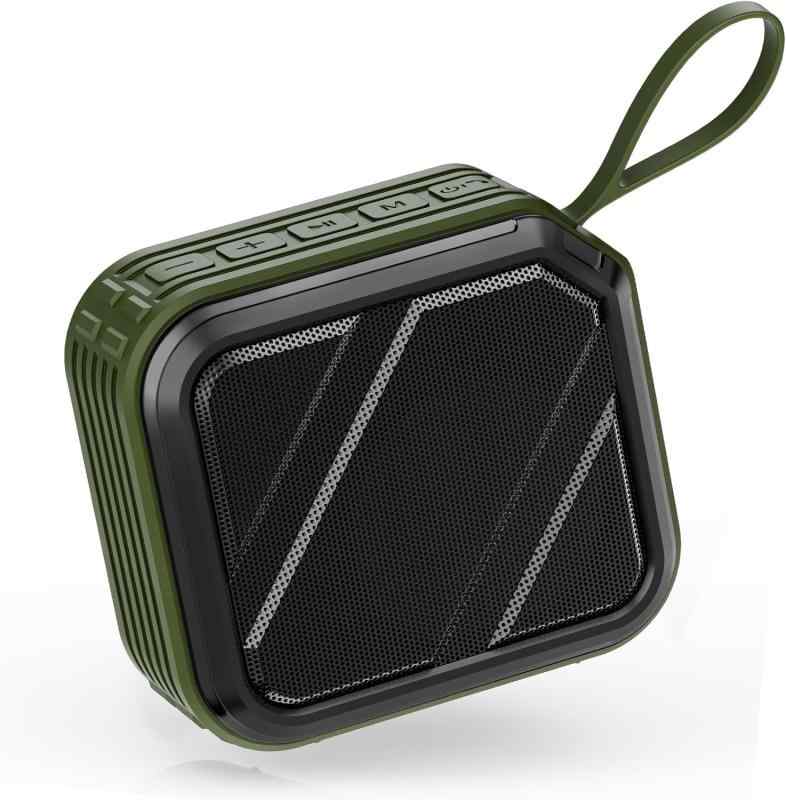 Bluetooth スピーカー JYX ワイヤレスポータブルスピーカー防水IPX7でワイヤレス お風呂 スマホ PC 車用 (グリーン)【高音質で迫力のあるサウンド】：クリアな高音、深みのある低音、バランスの取れた音域を提供するBlueto...