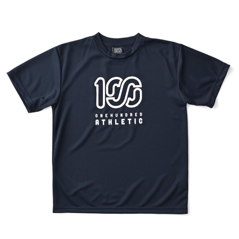 [ONEHUNDRED ATHLETIC] 100A S/S GRAPHIC TOP *Type-B素材：ポリエステル 100%