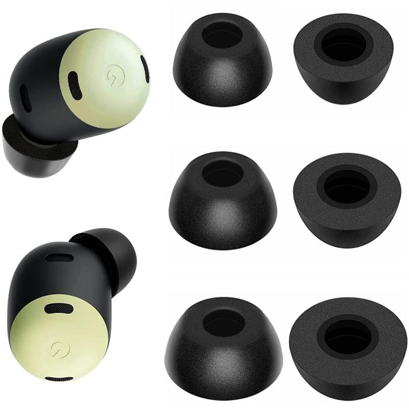 A-Pcas イヤーピース google pixel Buds Pro 用 Pixel Buds Pro イヤホン用 ポリウレタンフォーム素材 ノイズキャンセル低反発イヤーピース 3ペアセットPixel Buds Pro に適合するFit ...